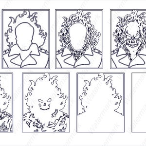 Villain Layered Design for Cutting, Movie Hero Vector File for Laser ...