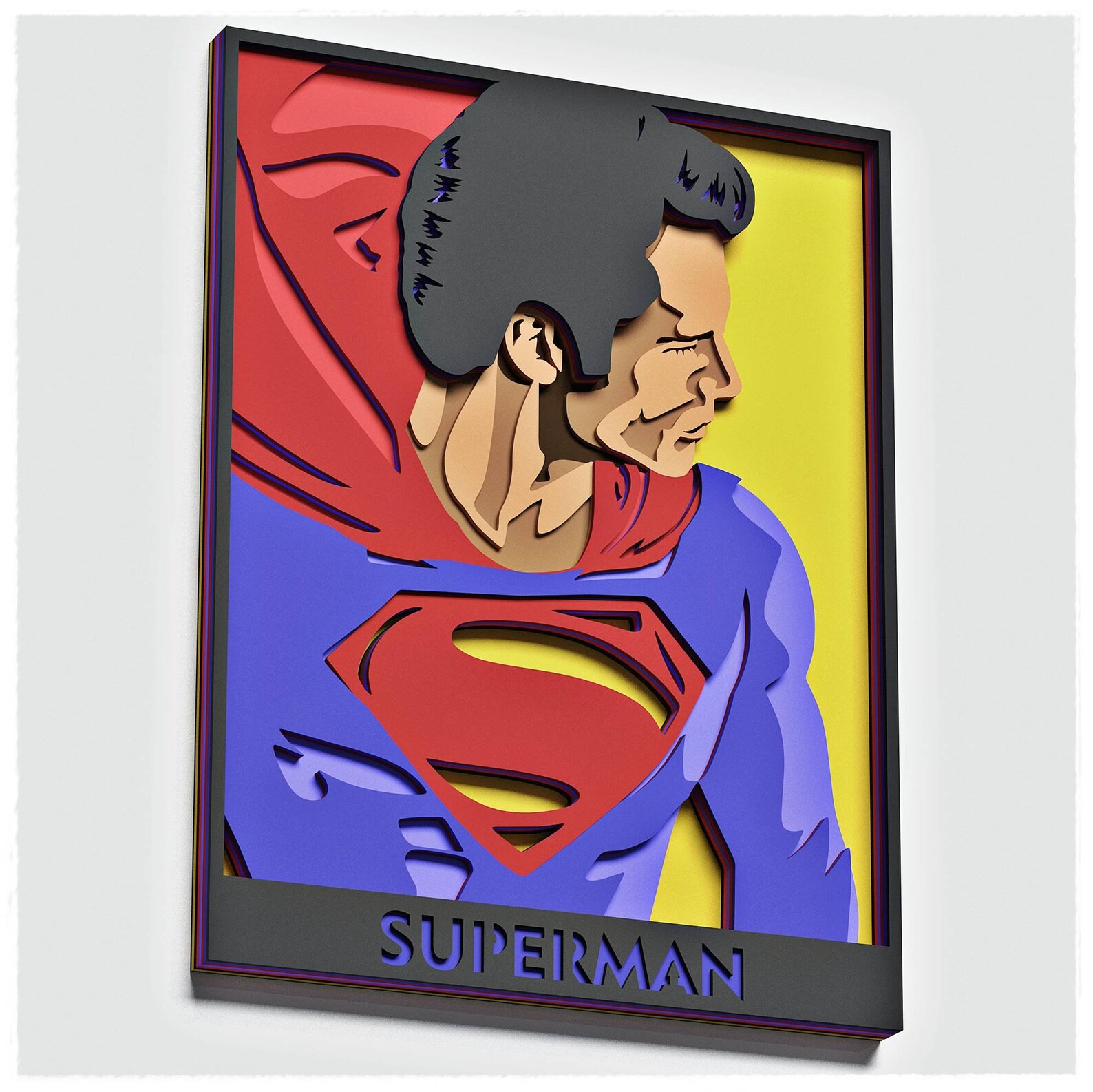 Super Hero V3 Layered Design for Cutting, Super Hero Vector File for ...