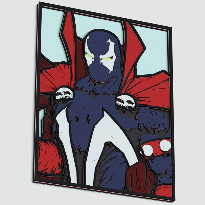 Hell Guy Layered Design for Cutting Hell Hero Vector File for - Etsy