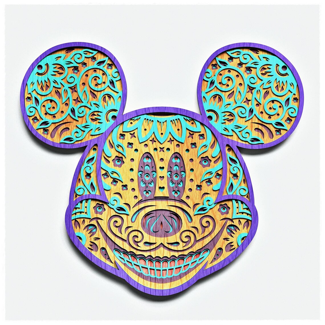 Mouse V3 Layered Design for Cutting Cartoon Mouse Vector File - Etsy