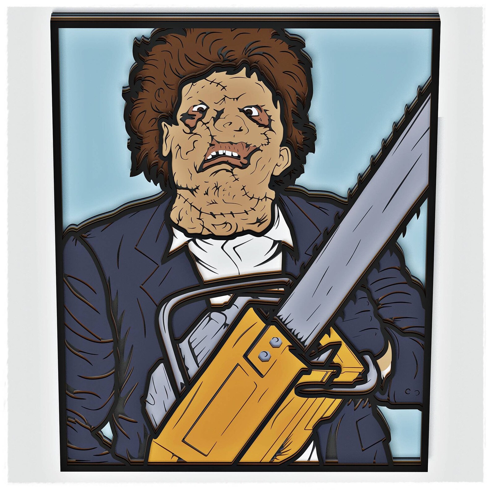 Horror V7 Layered Design for Cutting Horror Vector File for - Etsy