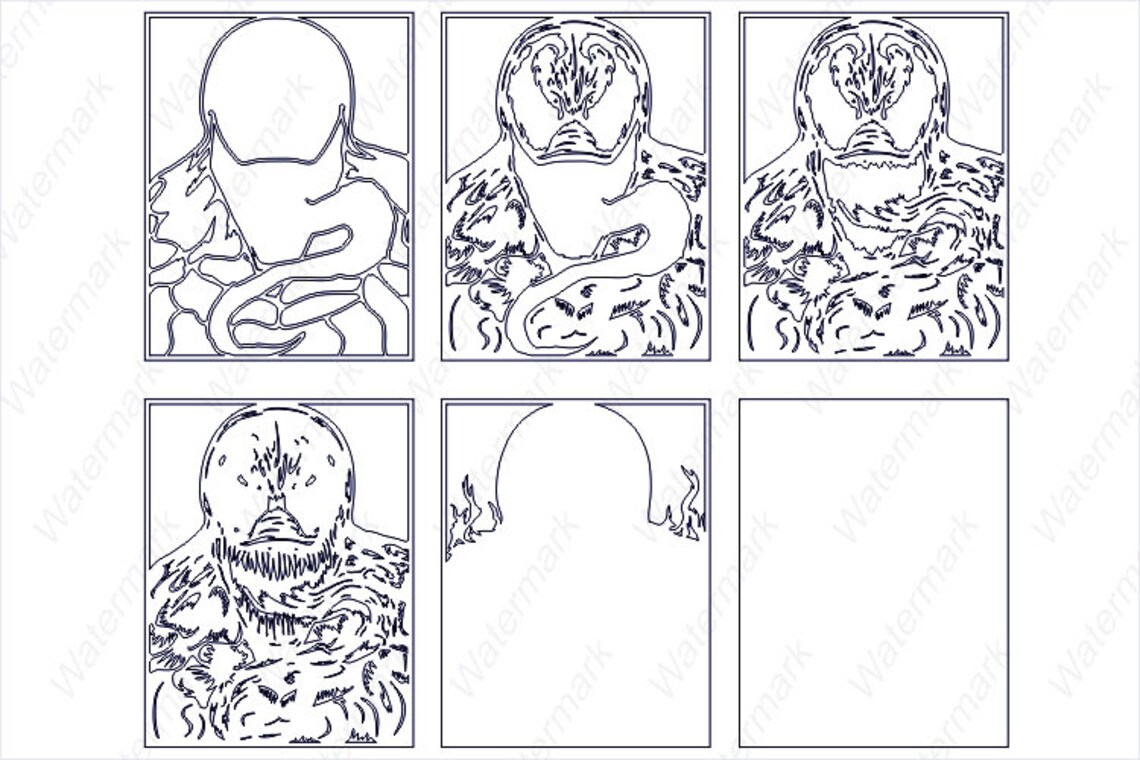 Alien Layered Design for Cutting Comic Book Alien Vector File - Etsy Canada