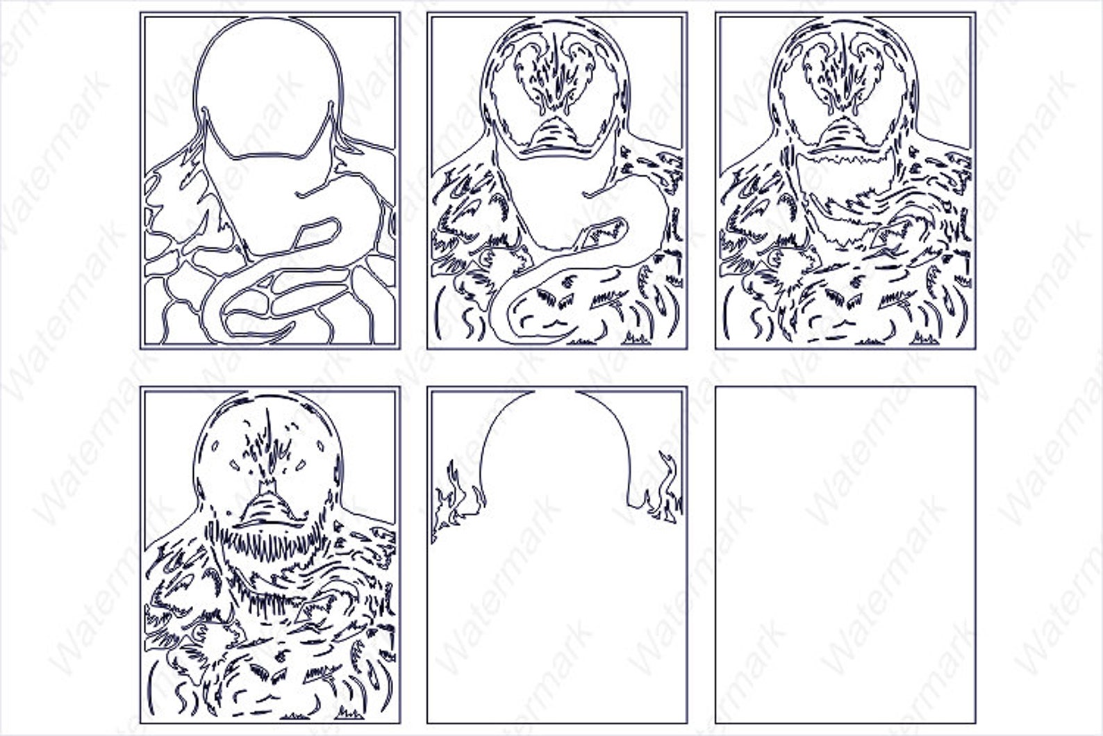 Alien Layered Design for Cutting Comic Book Alien Vector File - Etsy Canada