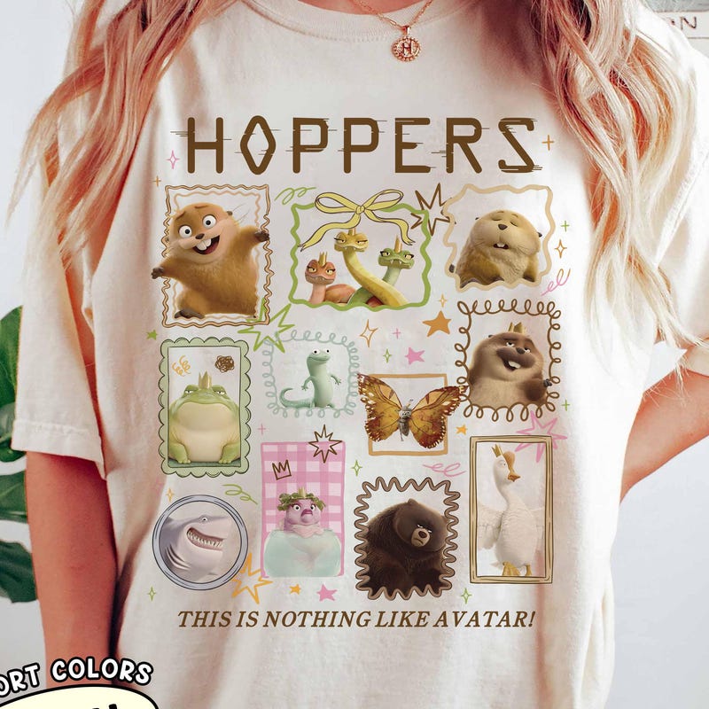 Hoppers Character Shirts - Etsy UK