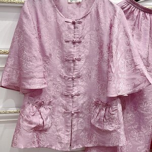 Mulberry Silk Top and Pants Set Custom Made to Order Pure - Etsy