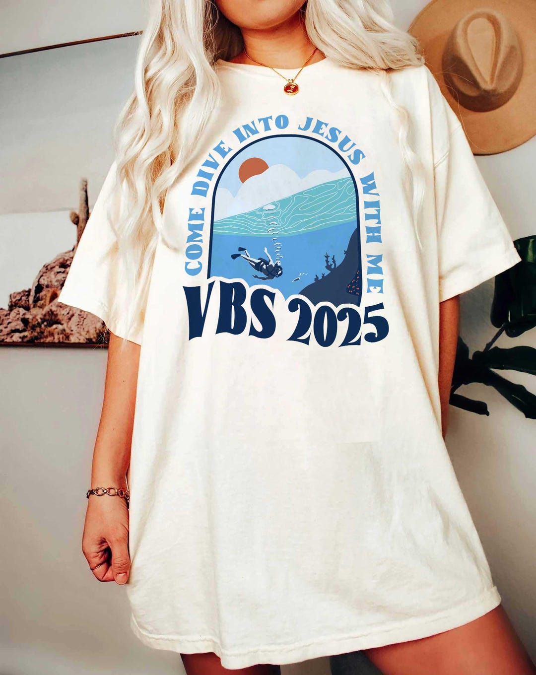 Buy 2025 VBS Come Dive Into Jesus With Me Shirt, Vacation Bible School ...
