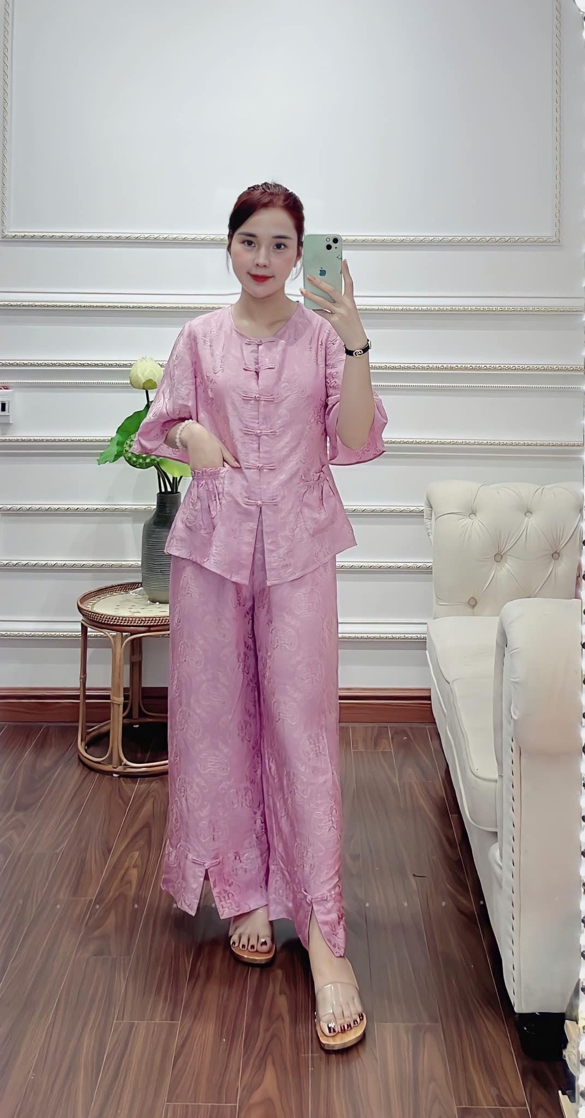 Mulberry Silk Top and Pants Set Custom Made to Order Pure - Etsy