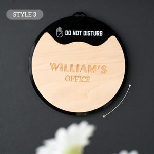 Personalized Work From Home Privacy Sign. Customizable 4 Sides Do Not ...