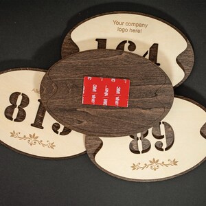 Personalized Wooden Room Number Sign, Custom Hotel Door Sign - Etsy