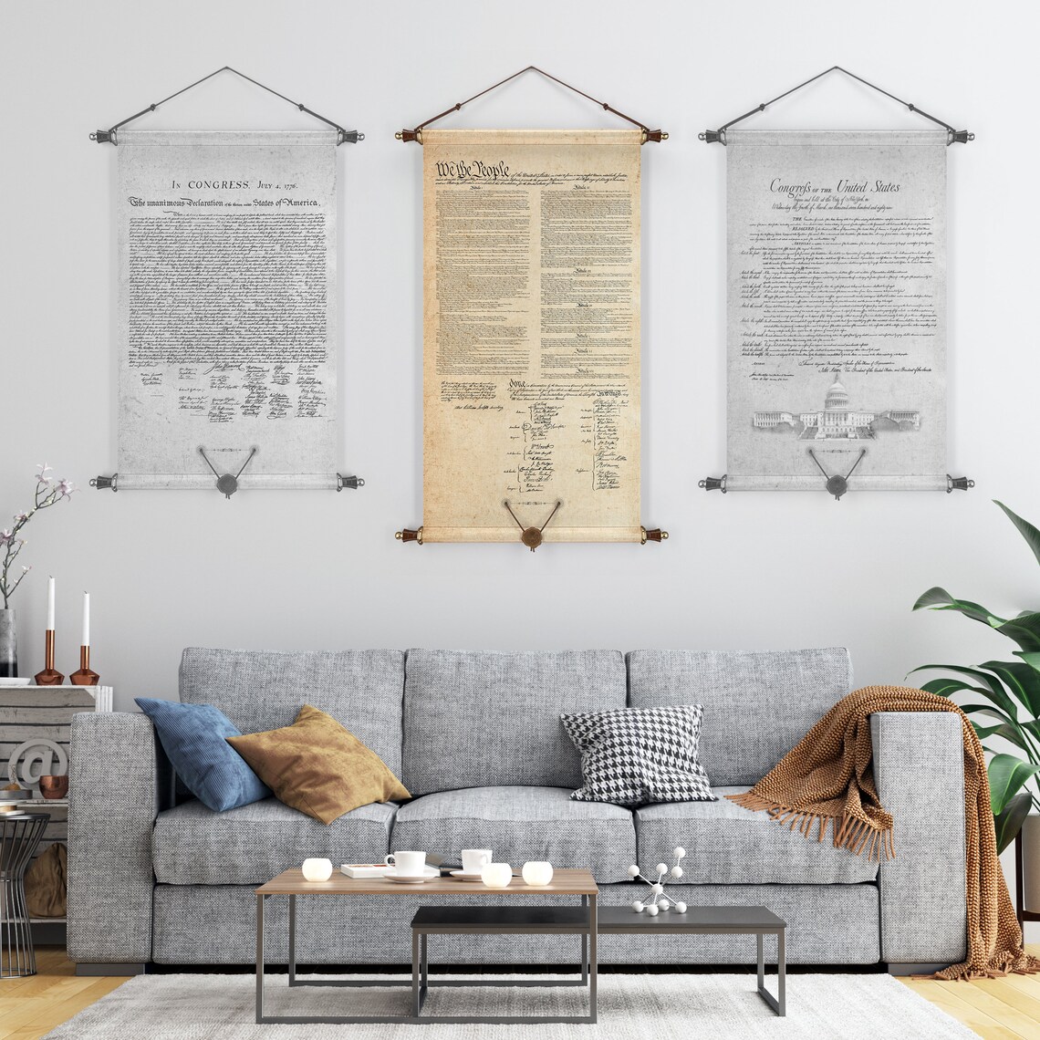United States Constitution Wall Art Constitutional Document - Etsy