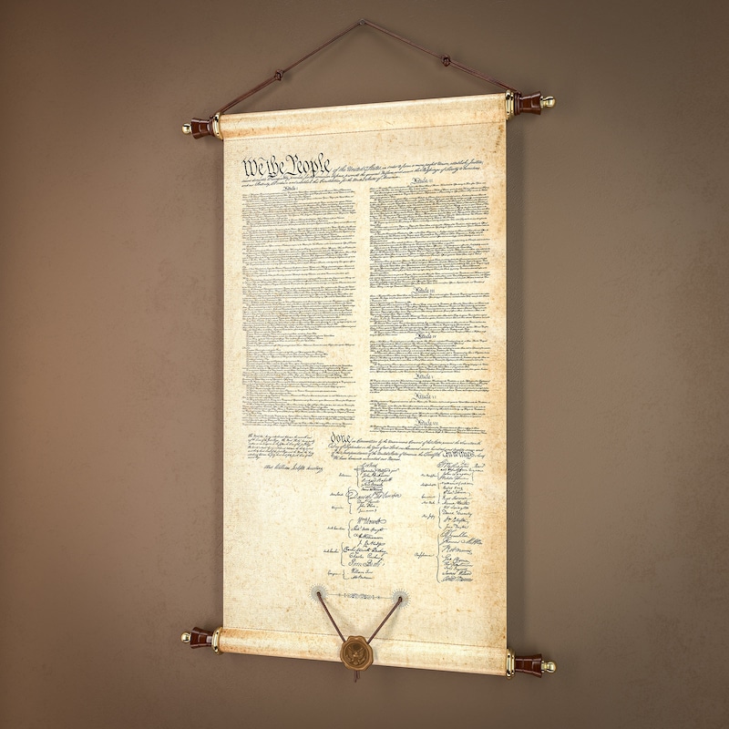 Constitution Scroll - Etsy