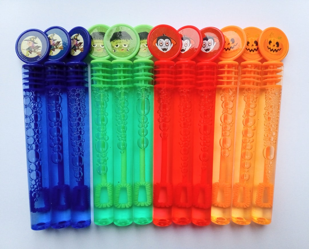 Halloween Bubbles Bubble Tubes Tubs Wands Kids Trick or Treat Party ...