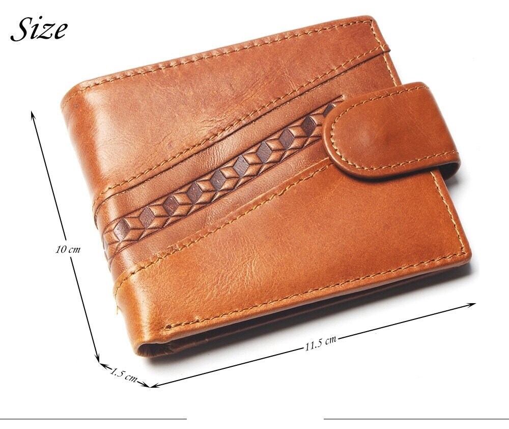 Geometric Embossing Wallet Genuine Natural Leather Purse Soft - Etsy