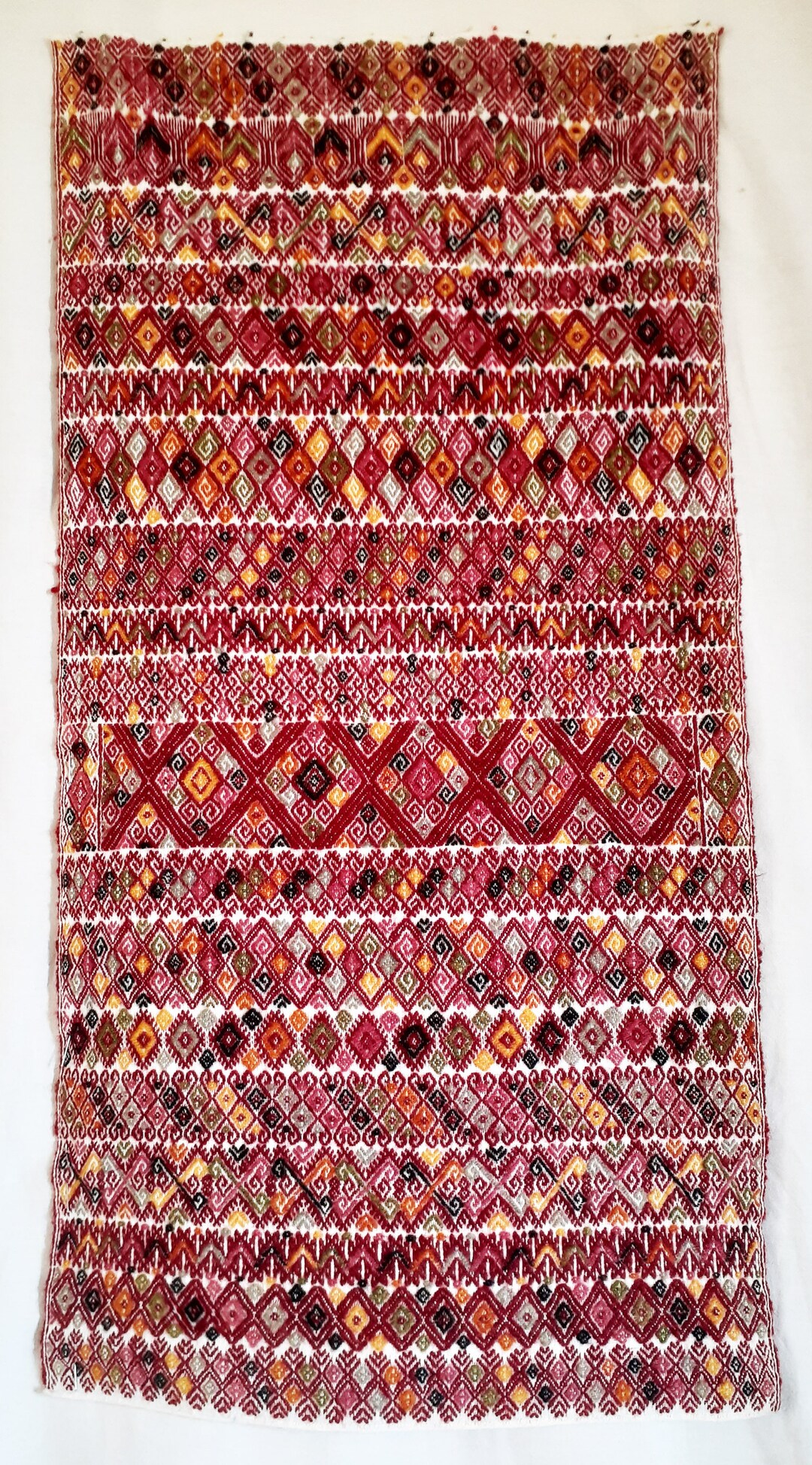 Mayan Weaving From San Andres Larrainzar, Chiapas, Mexico - Etsy