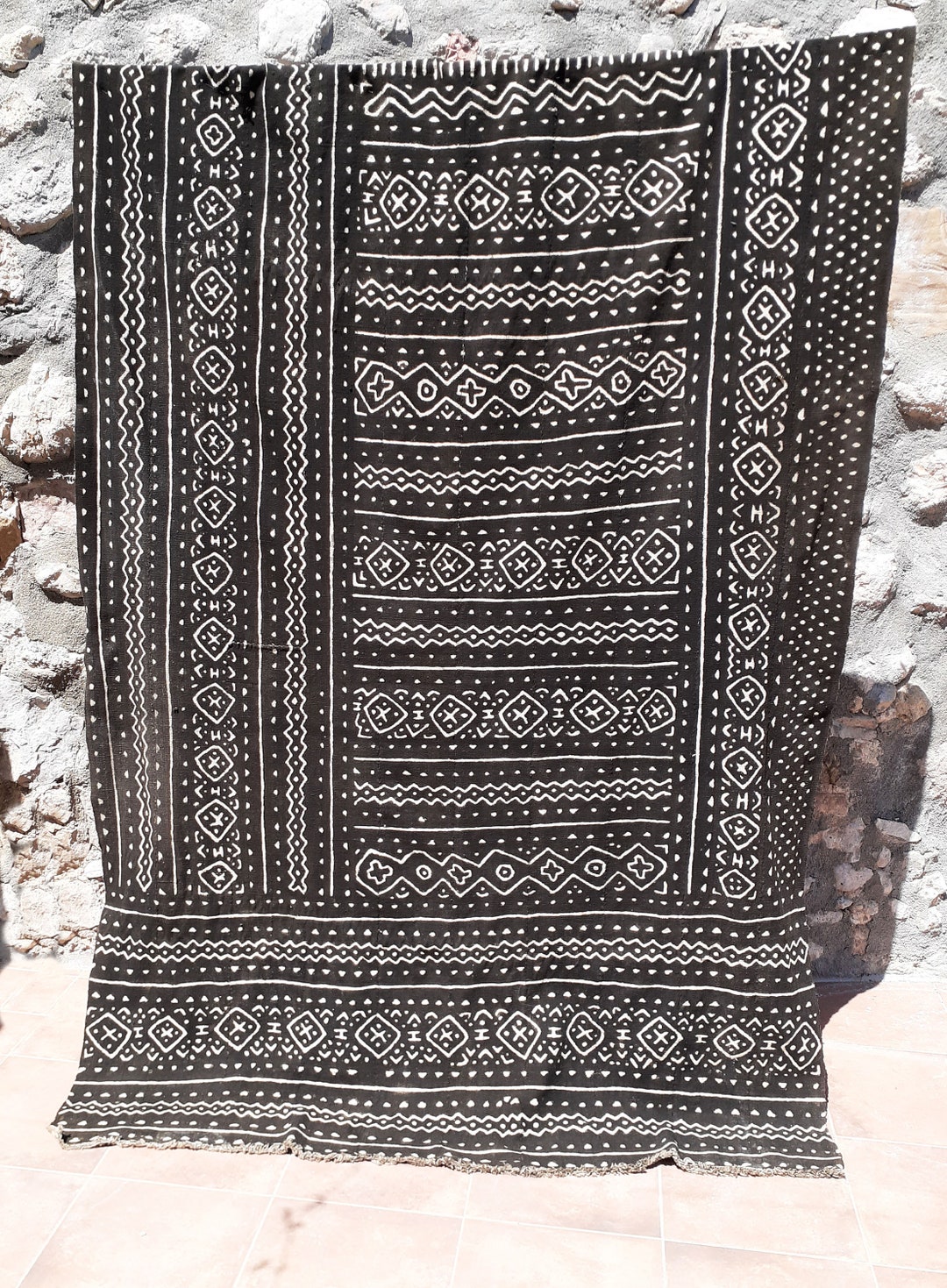Large African Vintage Mali Bogolan Mud Cloth - Etsy