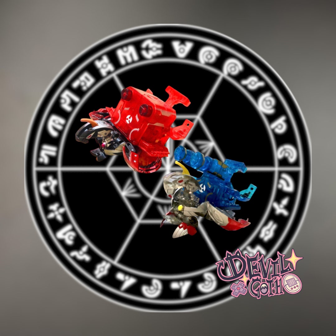Bakugan Japanese Helios MK2 & Twin Destructor Deluxe Gear Electronic ...