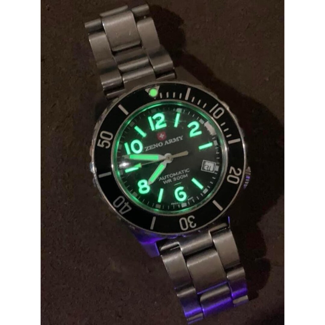 Rare Vintage Zeno Retro Diver Automatic Watch With Navy SEALS Trident ...