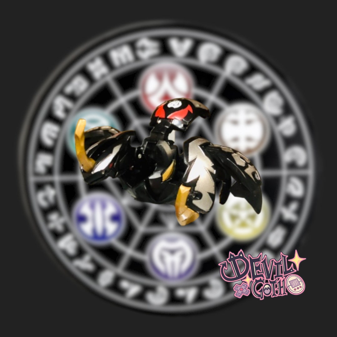 Bakugan War Cry Black Darkus Bakutech - Etsy
