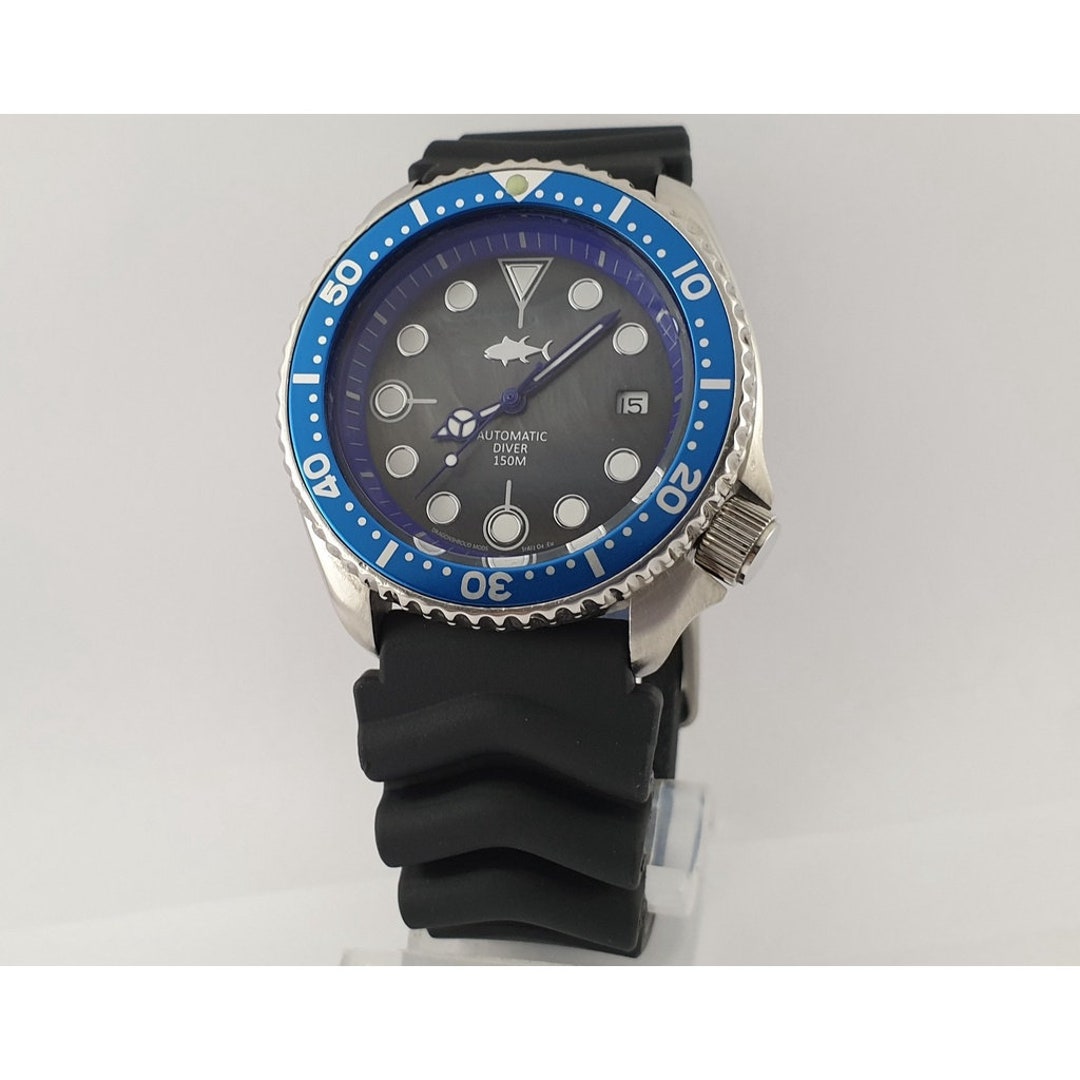 Seiko Men's Diver Vintage 7002 Mod Quartz Tuna - Etsy