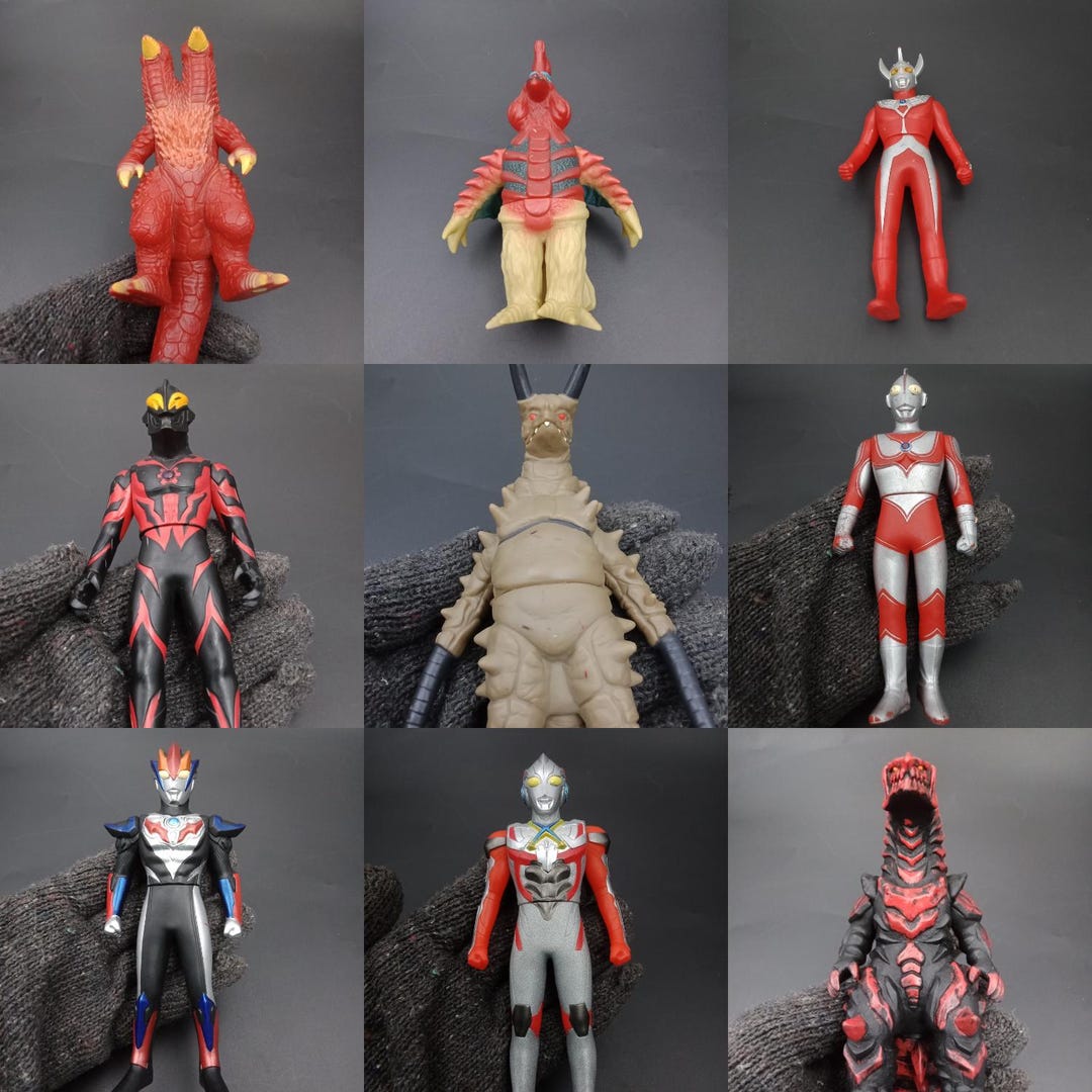 SKU | Bandai Ultraman Hero and Monster Kaiju Figure Authentic - Etsy