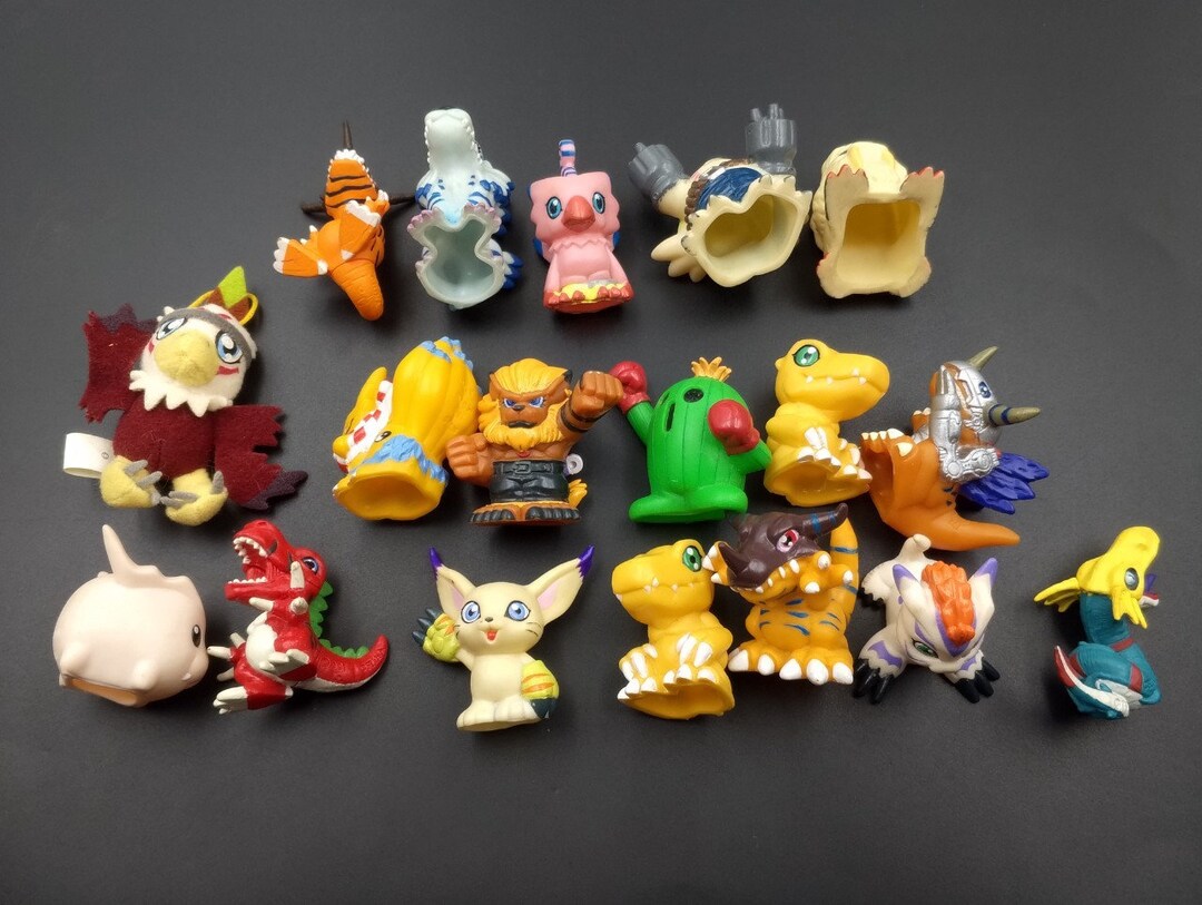 SKU MF F148 | Digimon Mini Figures Set Authentic Toy | - Etsy