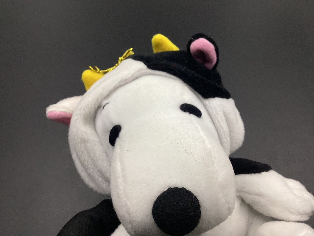 SKU DP F58 Snoopy Cow Kigurumi Stuffed Toy 5 Inches - Etsy