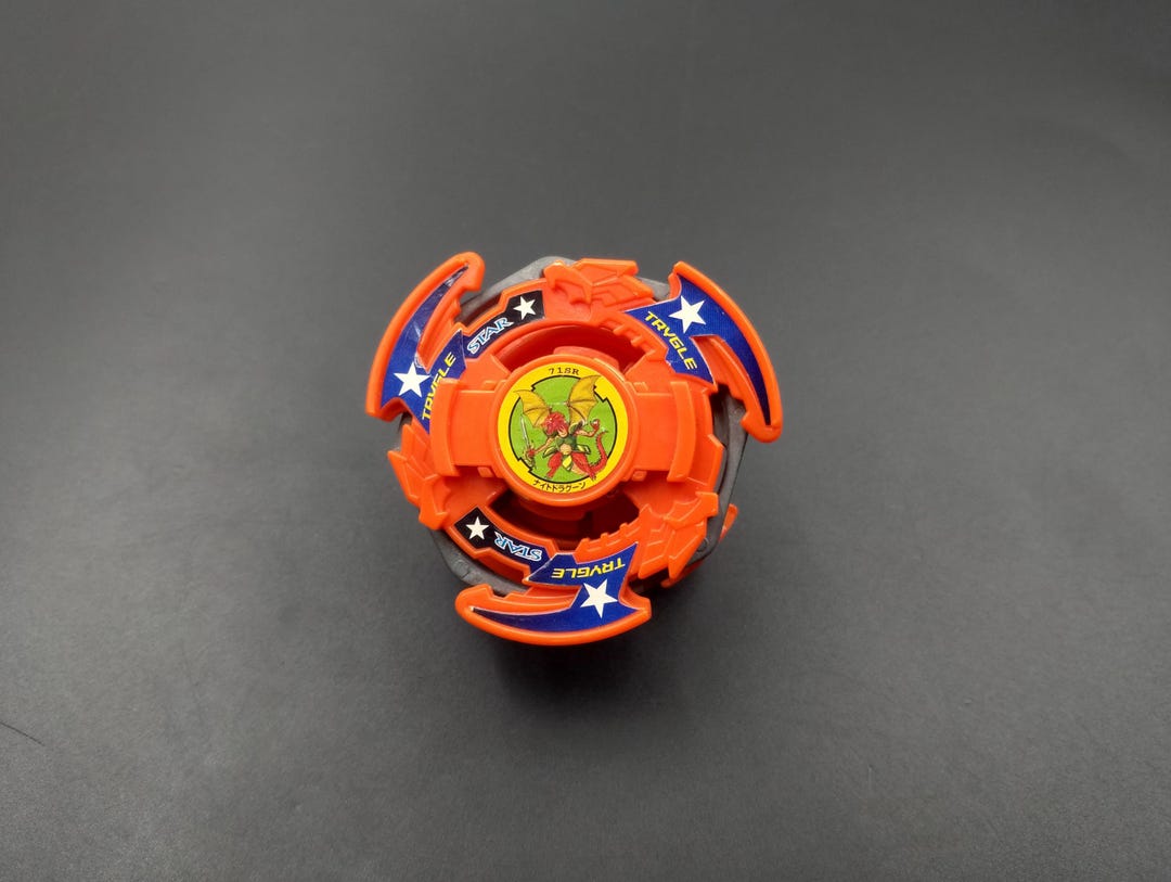 SKU BB 02 F152 | Beyblade Takara , Orange Trygle Star Good Condition - Etsy
