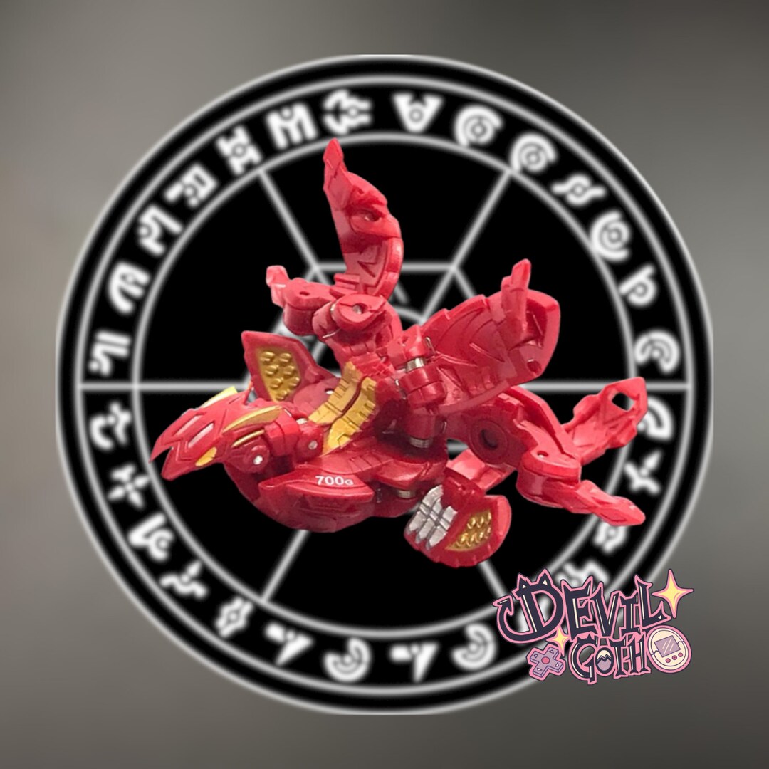 Bakugan Van Falco Red Ventus Bakutech Sega Toys(rare) - Etsy