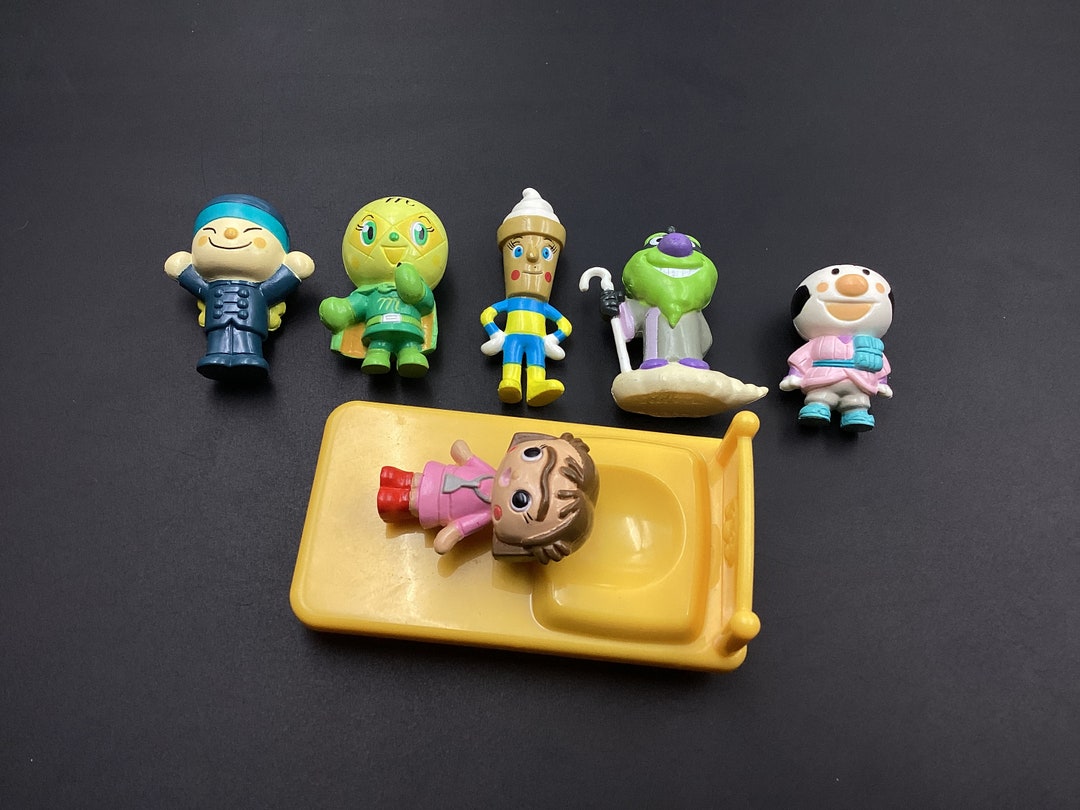 SKU MF F32 | Anpanman Sega Toy Old Sticky Mini Figure Toy Set Authentic ...