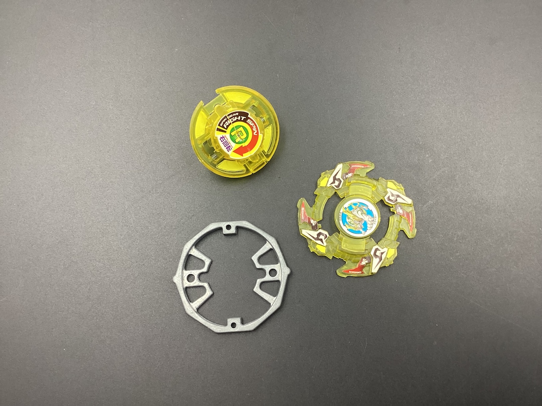 Beyblade Driger F Clear Yellow | Second-hand - Etsy