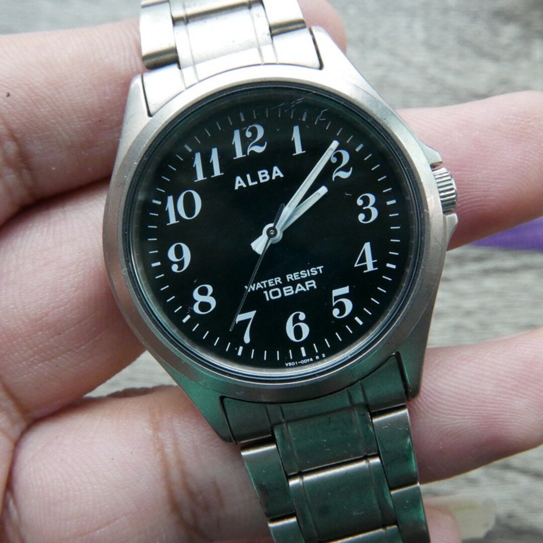 Alba Titanium V501 0B00 Vintage Watches Genuine - Etsy