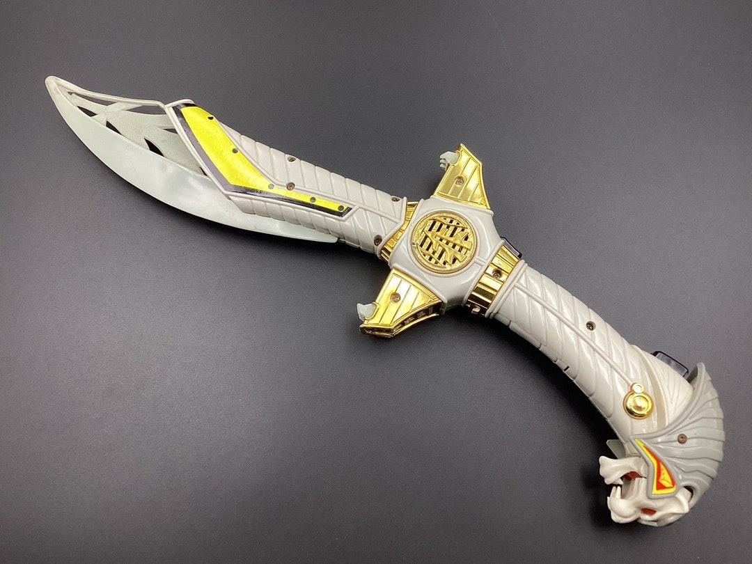 Power Rangers Legacy White Ranger Saba Byakko Shinken Super Hero Bandai ...