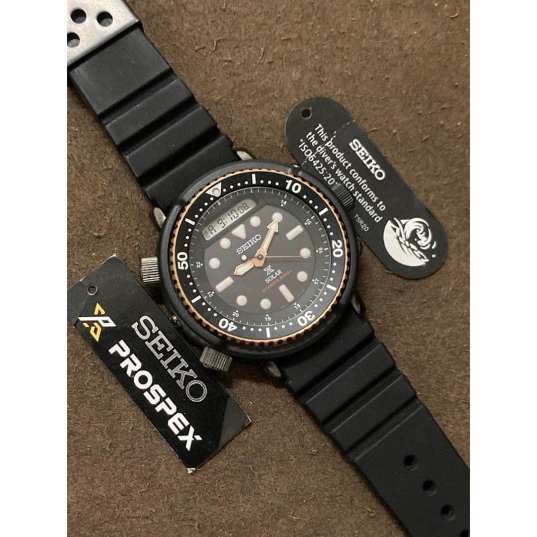 Military Divers Seiko Prospex Solar Tuna Commando Vintage Watch - Etsy ...