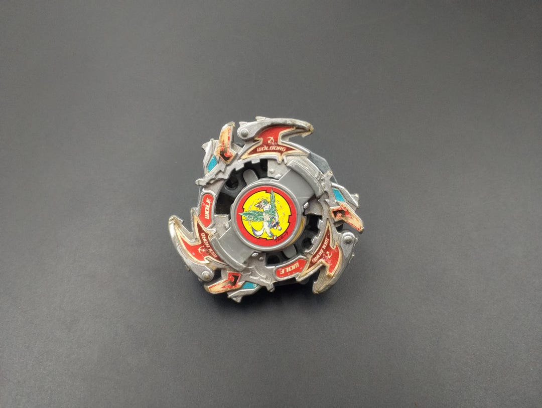 SKU BB02 F165 | Beyblade Takara , Gray Wolborg Wolf Bad Condition - Etsy