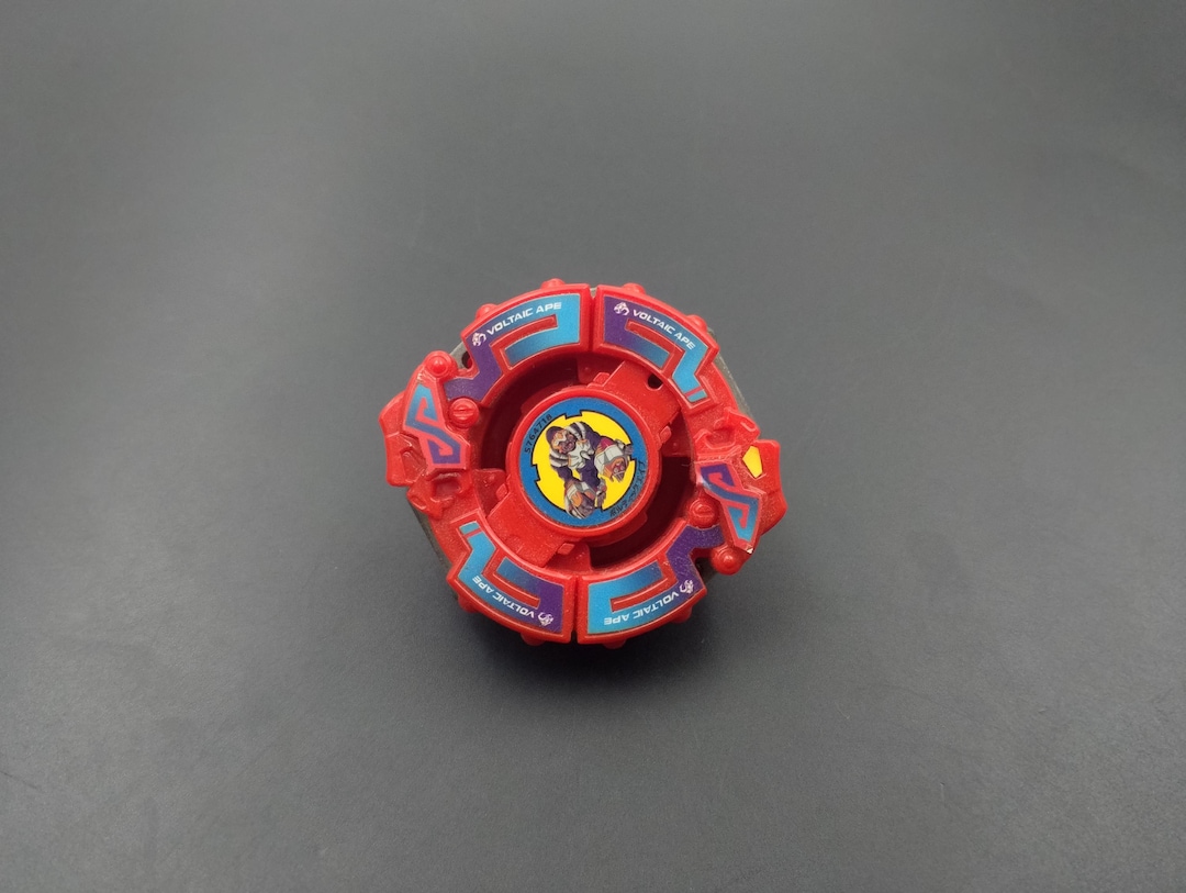 SKU BB02 F441 | Beyblade Takara , Vortex / Voltaic Ape Red - Etsy