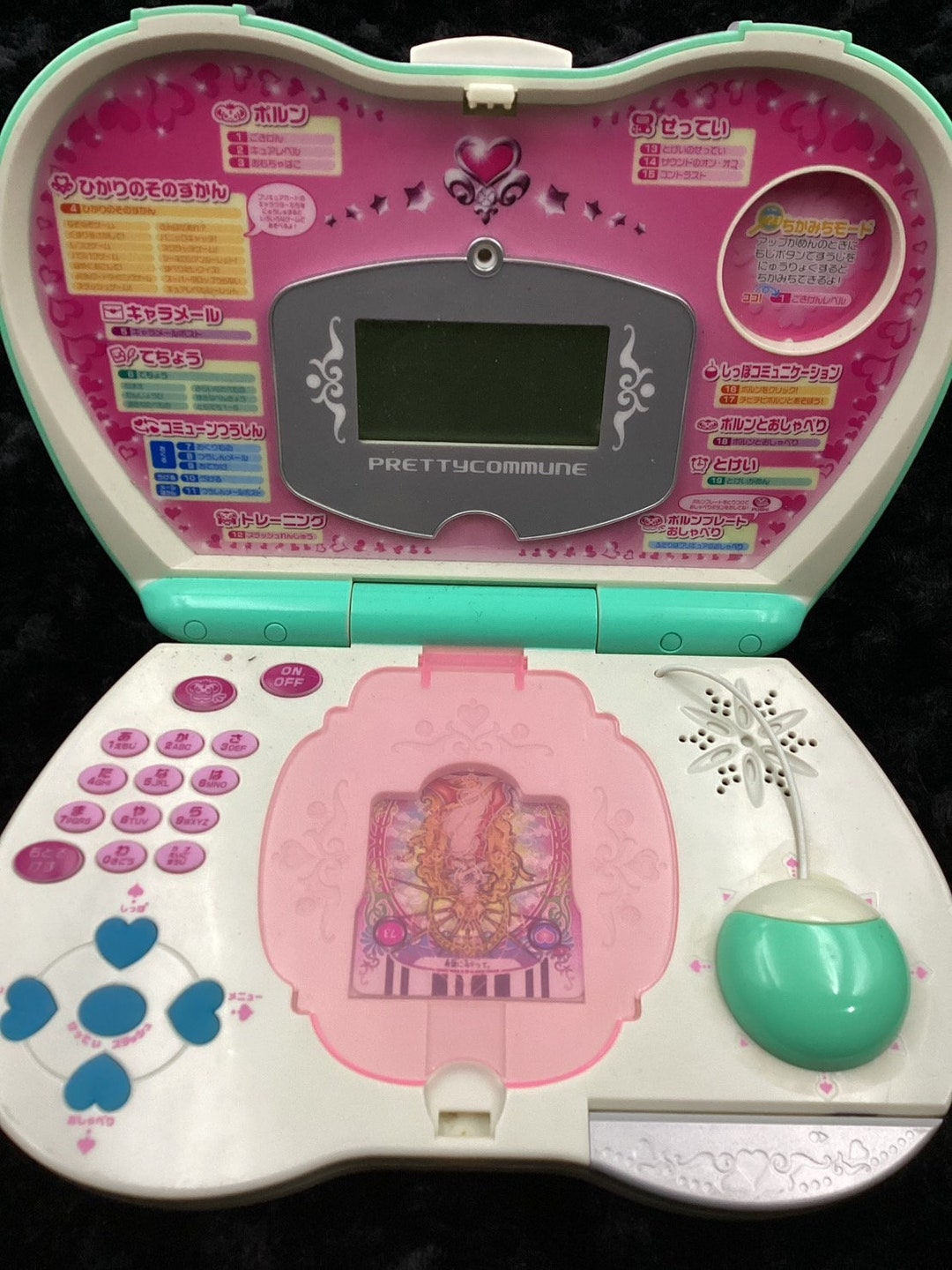 Futari Wa Pretty Cure Touch Commmune Toy Card Green Pink Anime Kawaii ...