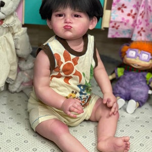 Reborn Baby Asian Chubby Fat Plump , Realistic Baby Doll | Boy | Soft ...