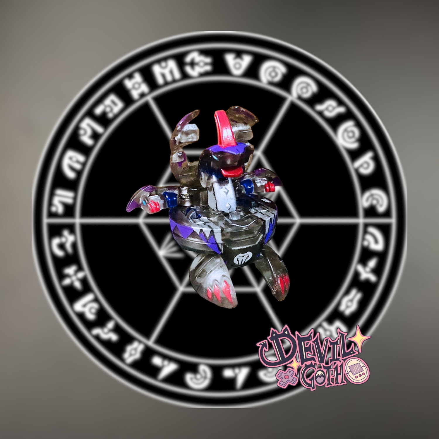 Bakugan , Alpha Hydranoid Tranlucent Custom Painted - Etsy