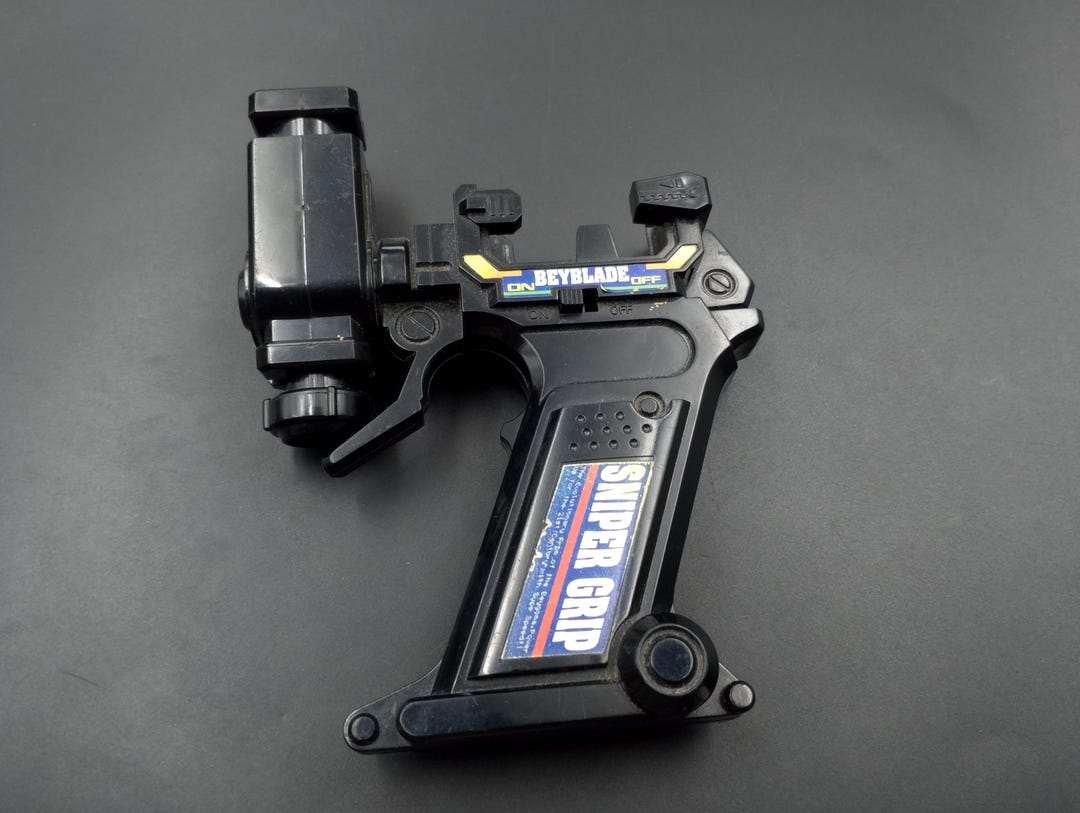 SKU BB02 F202 | Black Customize Takara Sniper Grip Beyblade Launcher ...