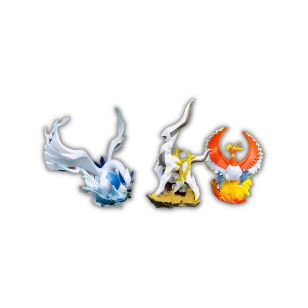 Pokemon Ho-oh Lugia Arceus Set Action Figure Mini Figures - Etsy