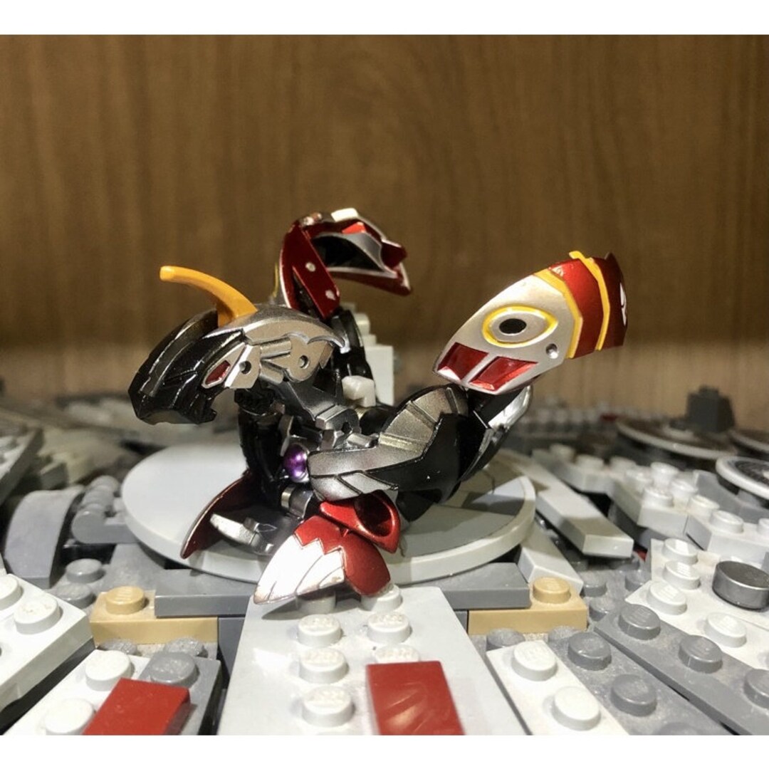 Bakugan Pyrus Helios MK2 Black Body Metallic Custom Painted - Etsy