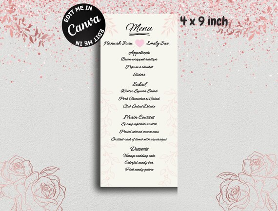 PRINTABLE Street Food Menu Template Restaurant Menu | Etsy