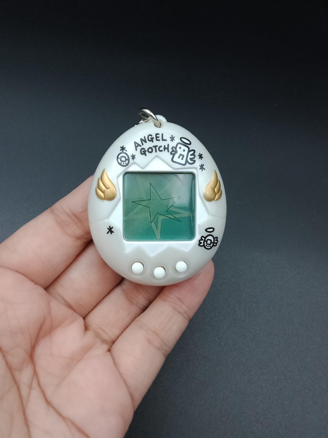 SKU YU14 | Bandai Japanese Tamagotchi Angel Gotch Silver - Etsy
