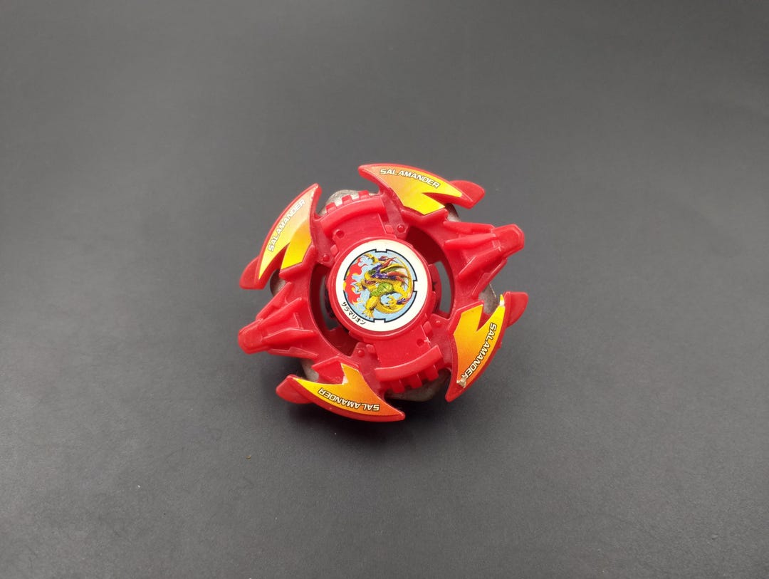 SKU BB02 F191 | Beyblade Takara , Red Salamalyon - Etsy