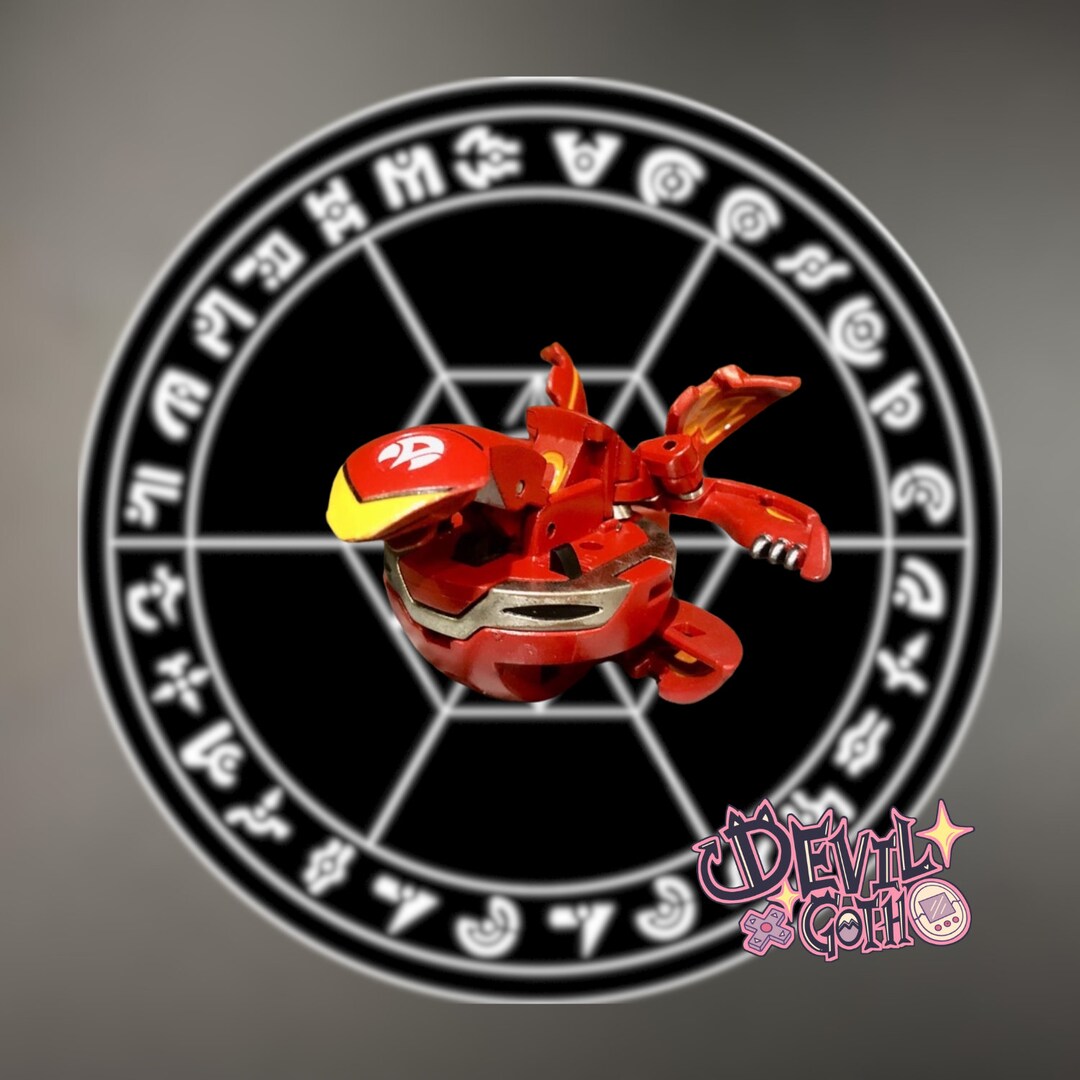 Bakugan B2 Pyrus Infinity Dragonoid - Etsy