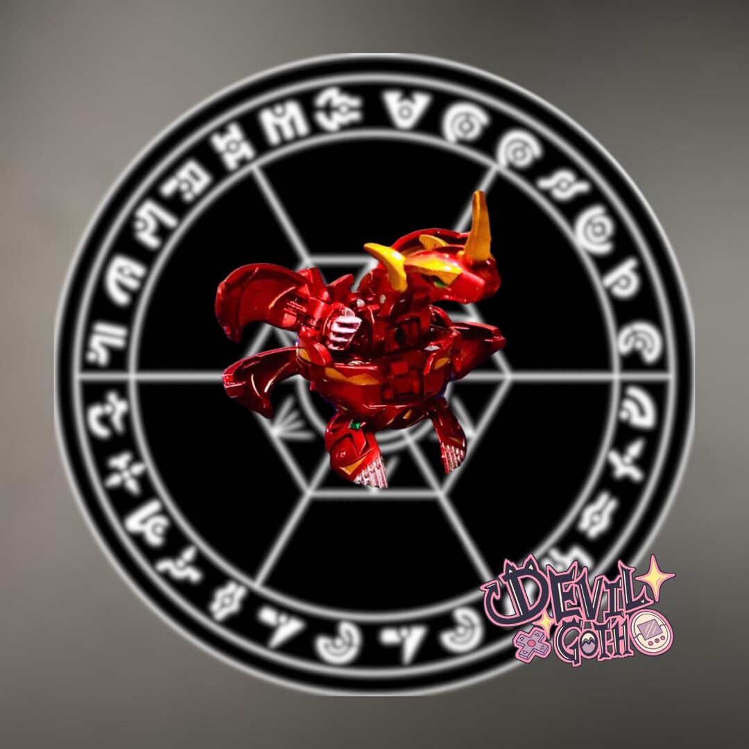 Bakugan Pyrus Cross Dragonoid ( Metallic Custom Painted ) - Etsy