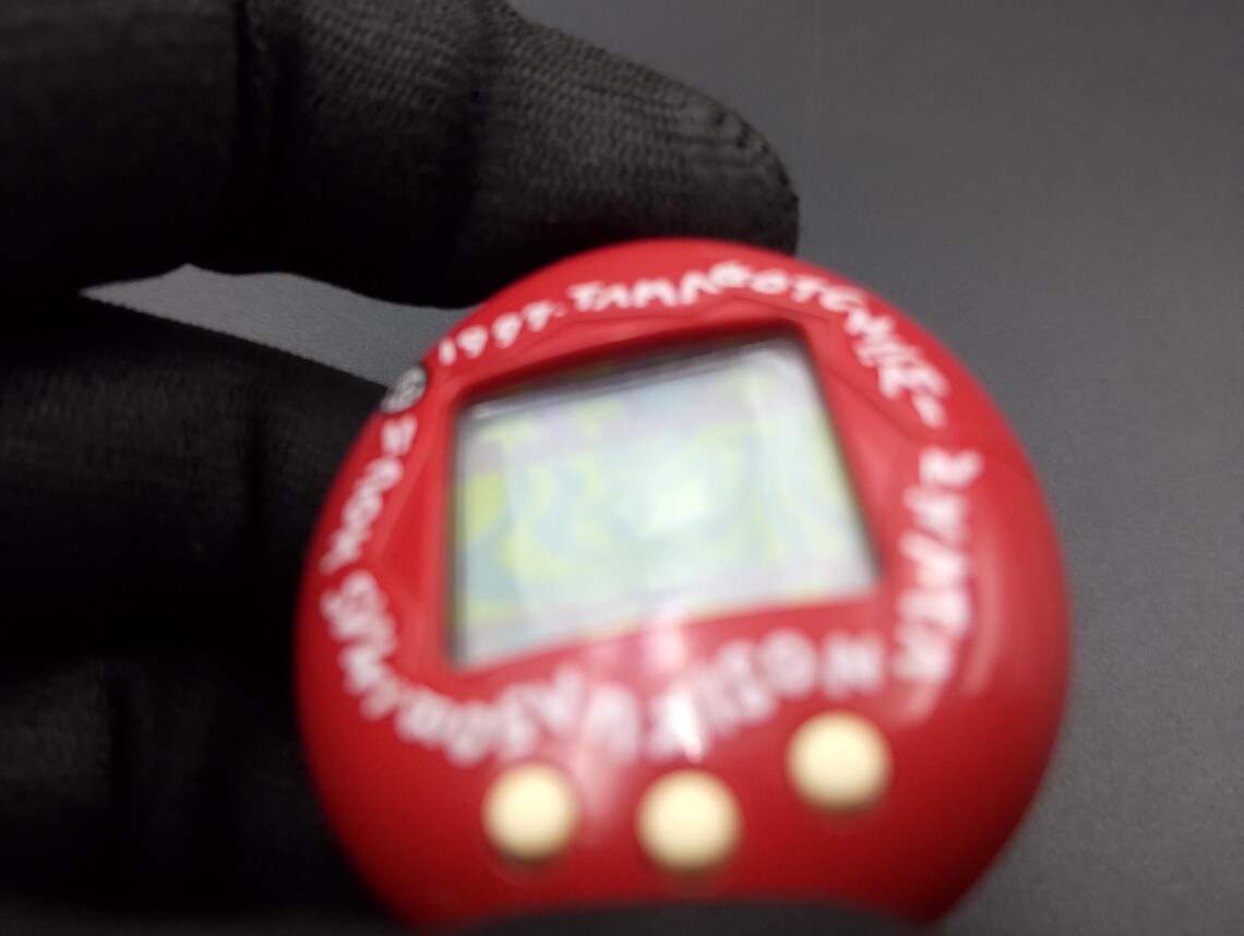 SKU TA F35 | Tamagotchi P1 Red 1997 V Pet Japan Authentic - Etsy