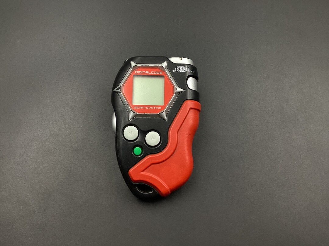 SKU GA2 F1 Digimon / Digivice D-scanner , Black Red, Genuine/ Japan - Etsy