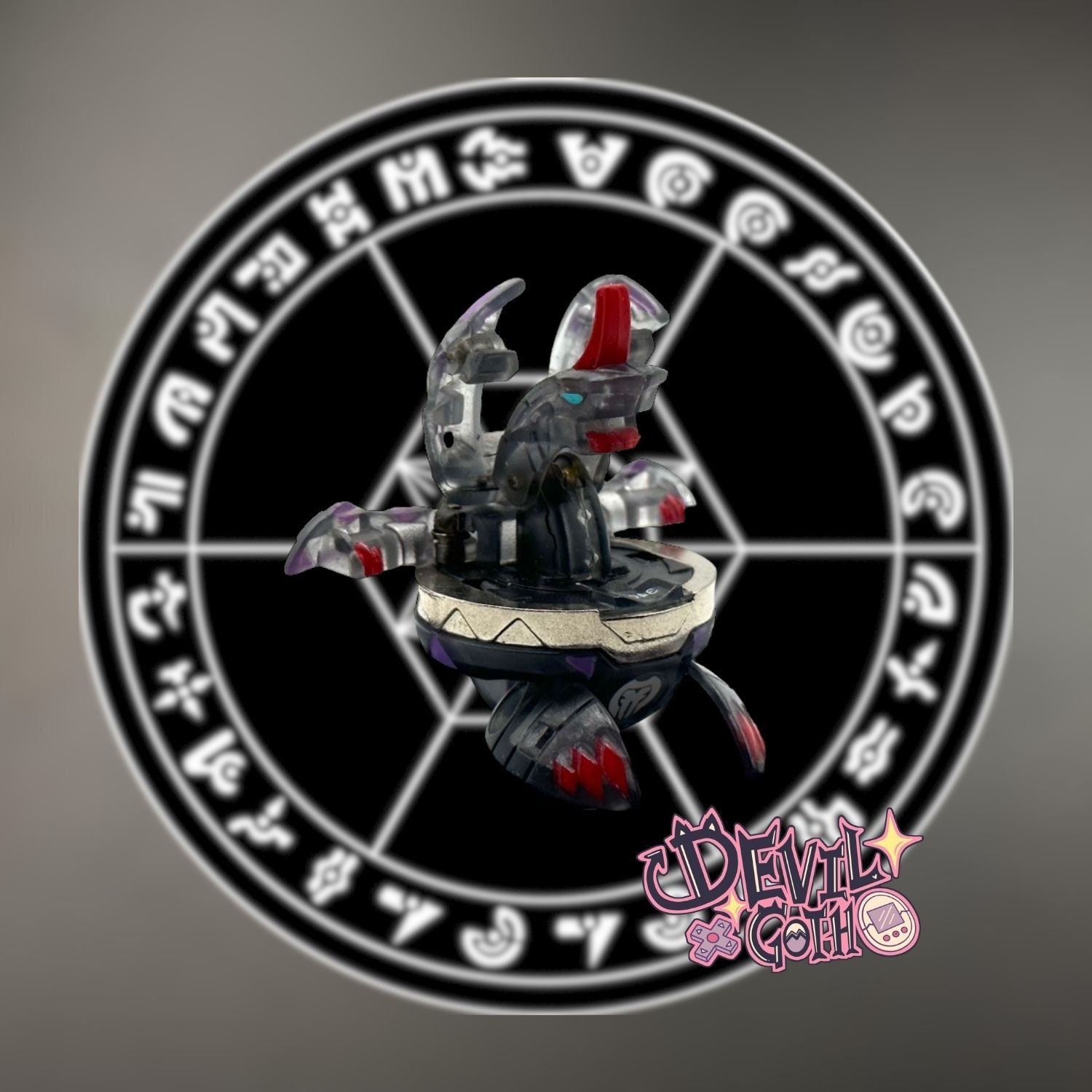 Bakugan Alpha Hydranoid B2 Darkus Translucent Heavy Metal VHTF - Etsy