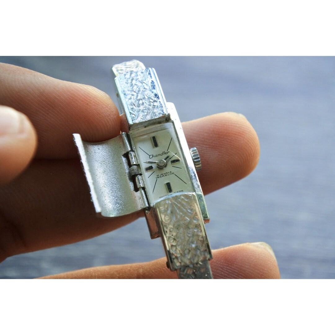 Chandler Silver Lady Watch Genuine - Etsy